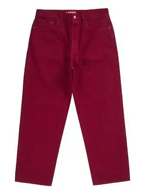 Supreme Baggy Fit Jeans Red