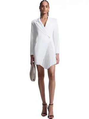 A.L.C. Juliet Pleated Blazer Dress - Daikon