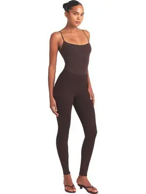 SKIMS The Essential Collection High Waisted Legging - Espresso