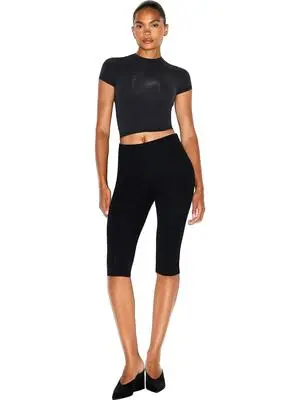 SKIMS The Essential Collection High Waisted Capri - Obsidian