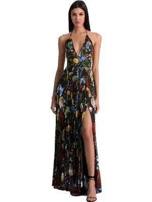 Alice + Olivia Hannah Maxi Dress - Black