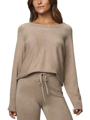 Splendid Georgie Boat Neck Sweater - Light Cedar