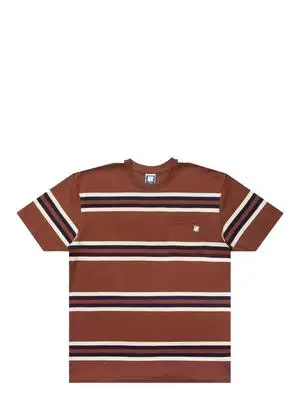 UNDEFEATED Summer Stripe T-shirt - Brown