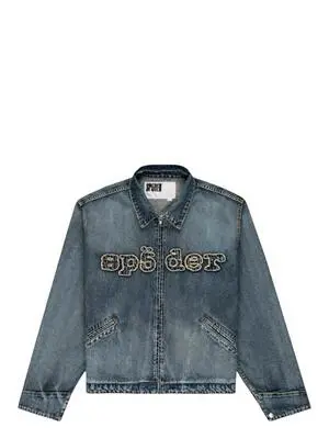 SP5DER Denim Work Jacket - Light Blue Wash