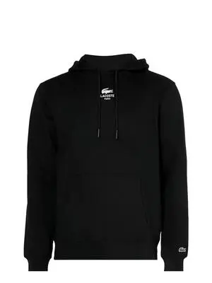 Lacoste Logo Hoodie - Black