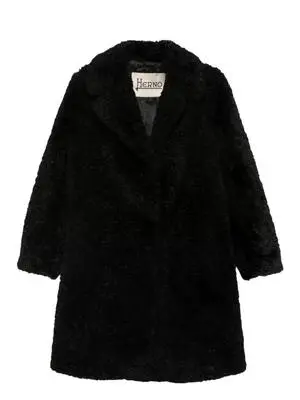 Herno Teddy Coat - Black
