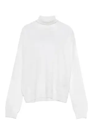 Eleventy Wool Turtleneck Sweater - White