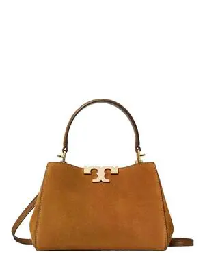 Tory Burch Mini Eleanor Suede Satchel - Brown