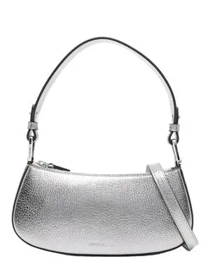 COCCINELLE Metallic-effect Shoulder Bag - Grey