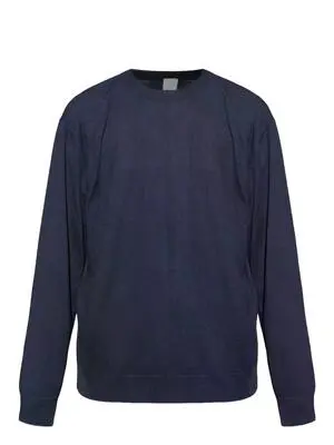 Eleventy Round-neck Long-sleeve Sweater - Blue