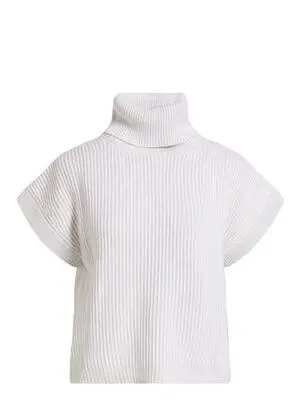 Eleventy Turtleneck Knit Top - Grey