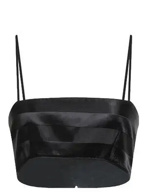 GIORGIO ARMANI Viscose Satin Crop Top