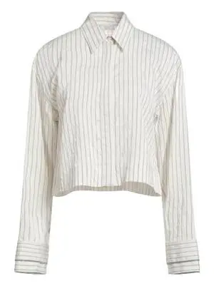 Peserico Striped Embellished Shirt - Off White