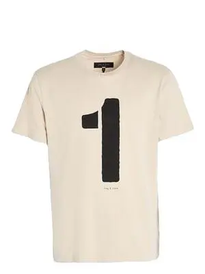 Rag & Bone T-shirt Size Cotton - Beige