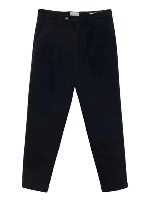 RE-HASH Pleated Straight Leg Trousers - Blue