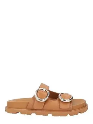 STUART WEITZMAN Sandals In Calfskin Leather - Brown
