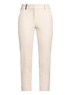 Peserico Tapered Embellished Pants - Beige
