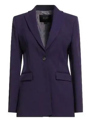 SEVENTY VENEZIA Single-breasted Twill Blazer - Purple