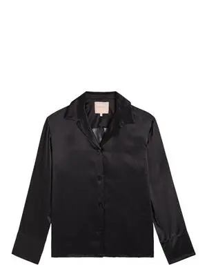 ROKSANDA Delan Silk-satin Shirt - Black