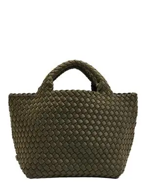 NAGHEDI St. Barths Small Woven Tote - Olive