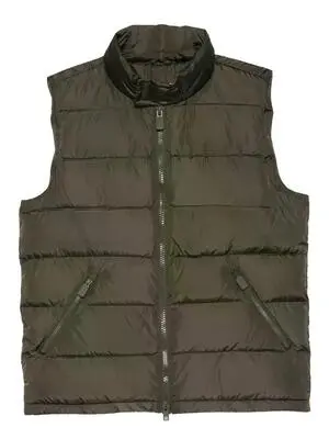 Aspesi Quilted Zip-front Gilet - Green