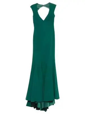 GEMY MAALOUF Open-back Mermaid Gown - Green