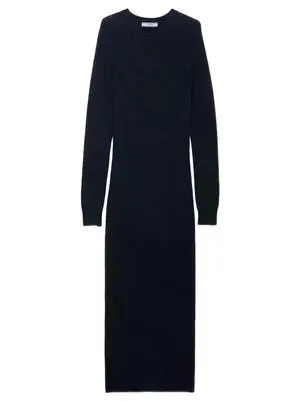 Prada Crew-neck Maxi Dress - Blue