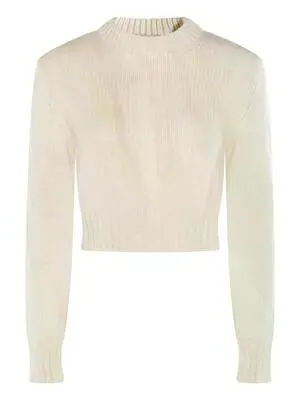 Malo Wool Sweater - White