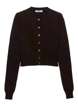 Prada Cashmere Cardigan - Brown