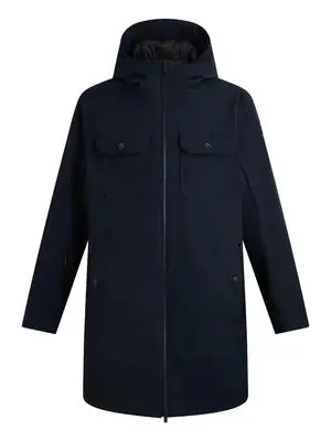 Fusalp Hooded Zip-up Parka - Blue