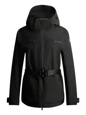 Fusalp Detachable-hood Belted Ski Jacket - Black