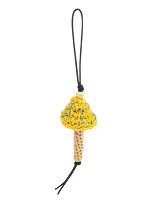 Loewe Mushroom Crochet Charm - Yellow