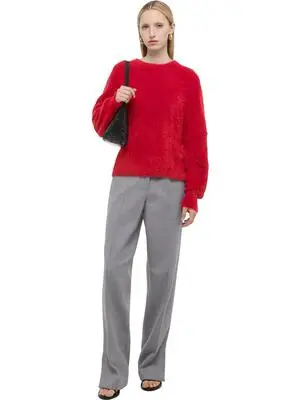 Helmut Lang Apex Crewneck Sweater - Red