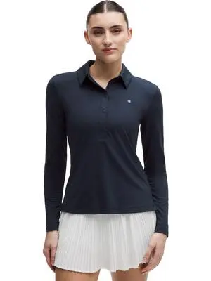 Lululemon Quick-dry Long-sleeve Polo - True Navy