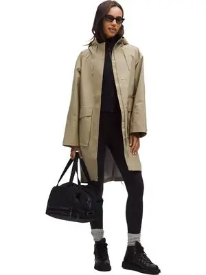 Lululemon Waterproof Fishtail Rain Coat - Sheer Oak