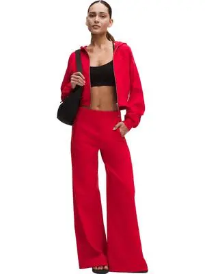 Lululemon High-rise Wide-leg Pants - Oxford Red