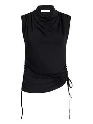 Proenza Schouler White Label Elna Cowl-neck Top - Black