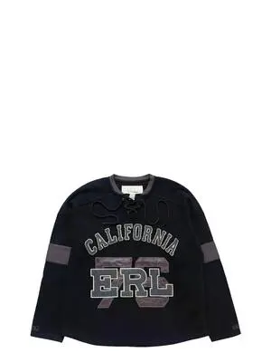 ERL Laced Hockey Jersey - Black