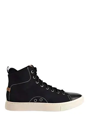 Polo Ralph Lauren Canvas High-top Trainers - Black