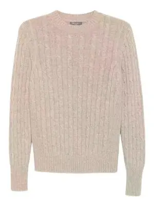 N.peal Adelyn Crewneck Sweater - Brown