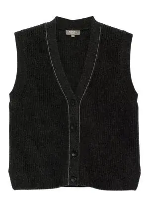 N.peal V-neck Vest - Grey