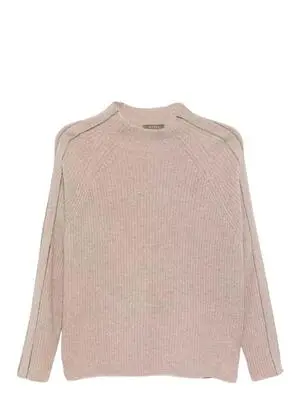 N.peal Funnel Neck Jumper - Neutrals