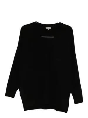 N.peal V-neck Jumper - Black