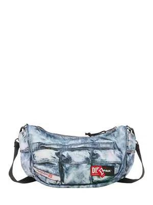 DIESEL® X Eastpak Trompe-l'oeil Denim Shoulder Bag - Blue