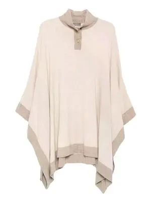 N.peal Contrast-border Cape - Neutrals