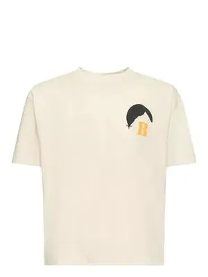 Rhude Moon-mountain Graphic T-shirt - Neutrals
