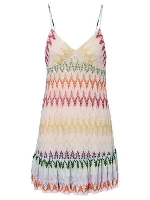 Missoni Lamé Minidress - Multicoloured