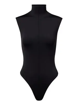 Wardrobe.NYC Rhw Jersey Bodysuit - Black