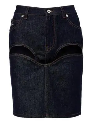 JEAN PAUL GAULTIER Denim Miniskirt - Blue