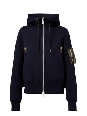 Sacai Paneled Hoodie - Blue